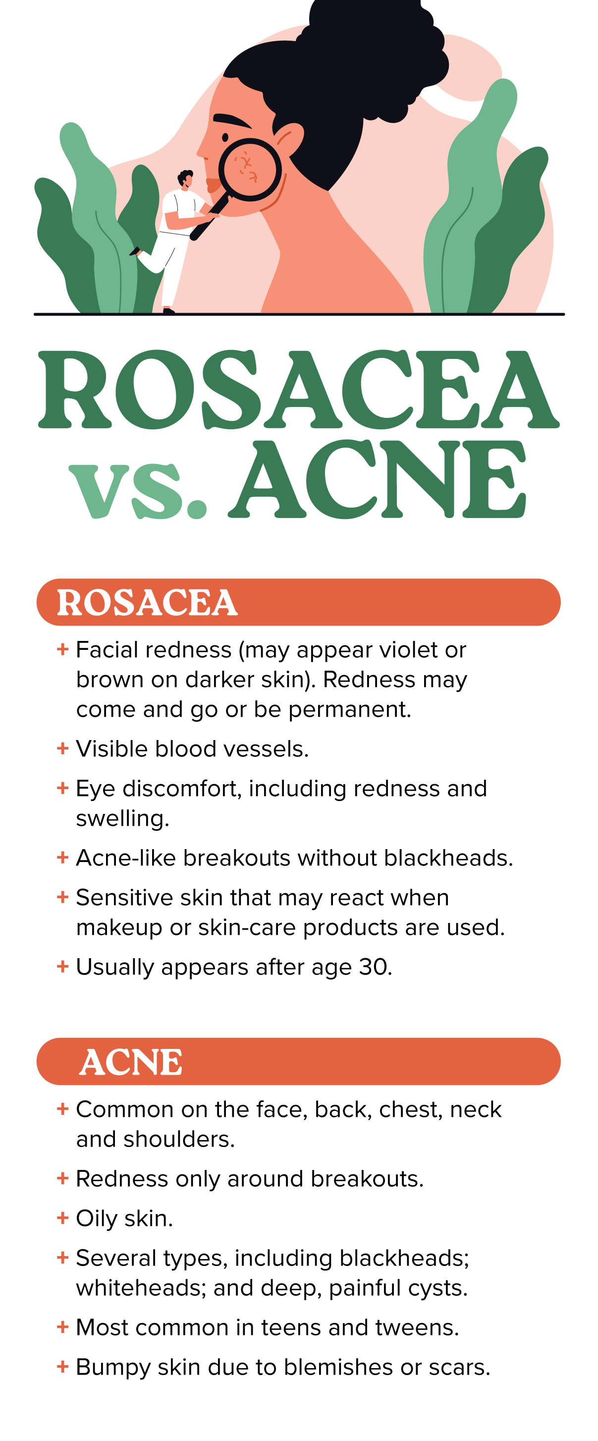 Rosacea vs. acne: Spot the difference | Santa Clara Family Health Plan
